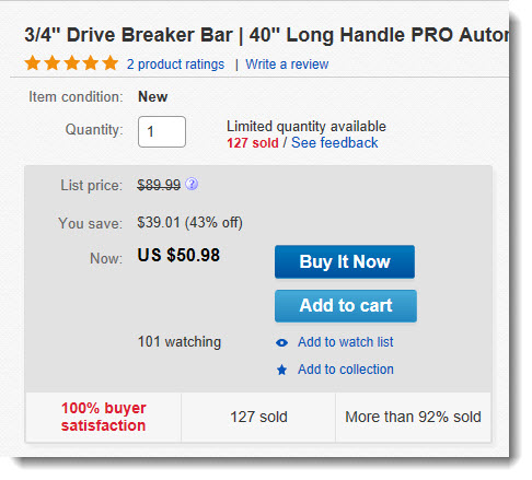 Adding Pricing Information to an Item
