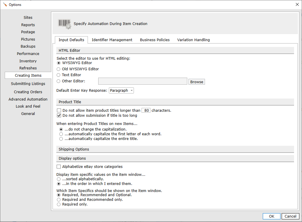 Selecting an HTML Editor