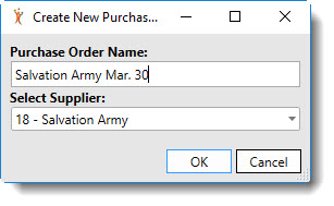 Creating Purchase Orders