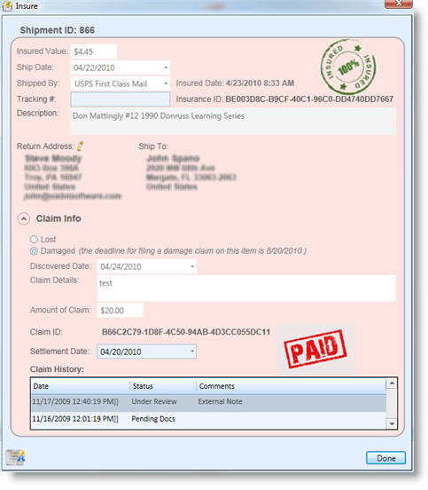 Making an Insurance Claim