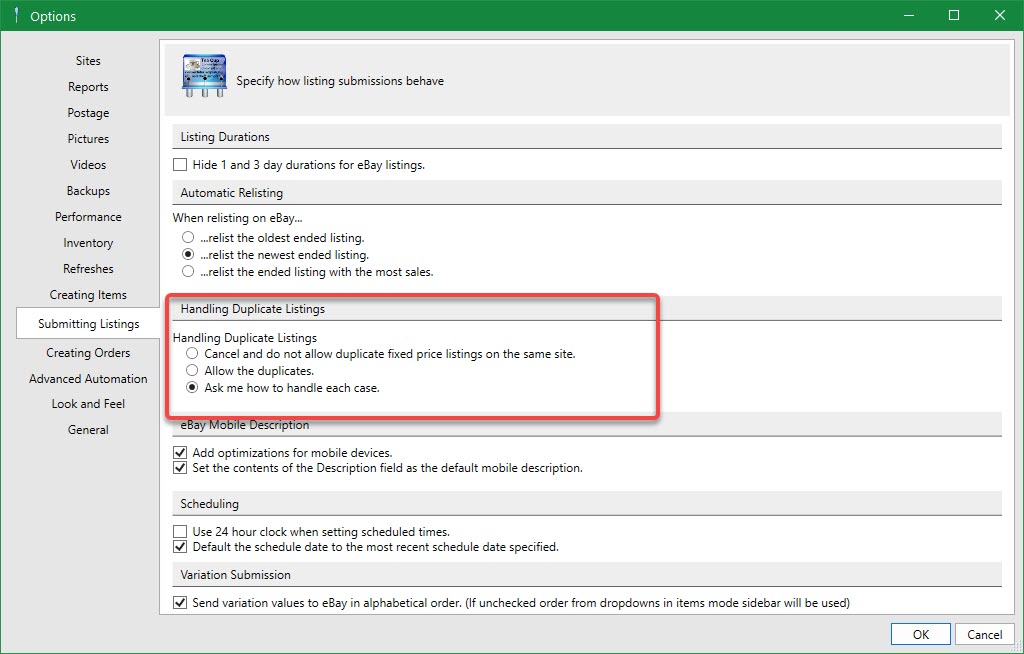 Identifying and Preventing Duplicate Listings