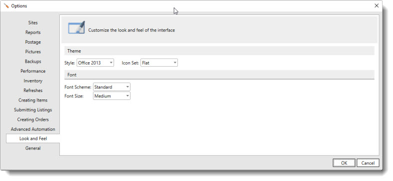 Customizing the Look and Feel